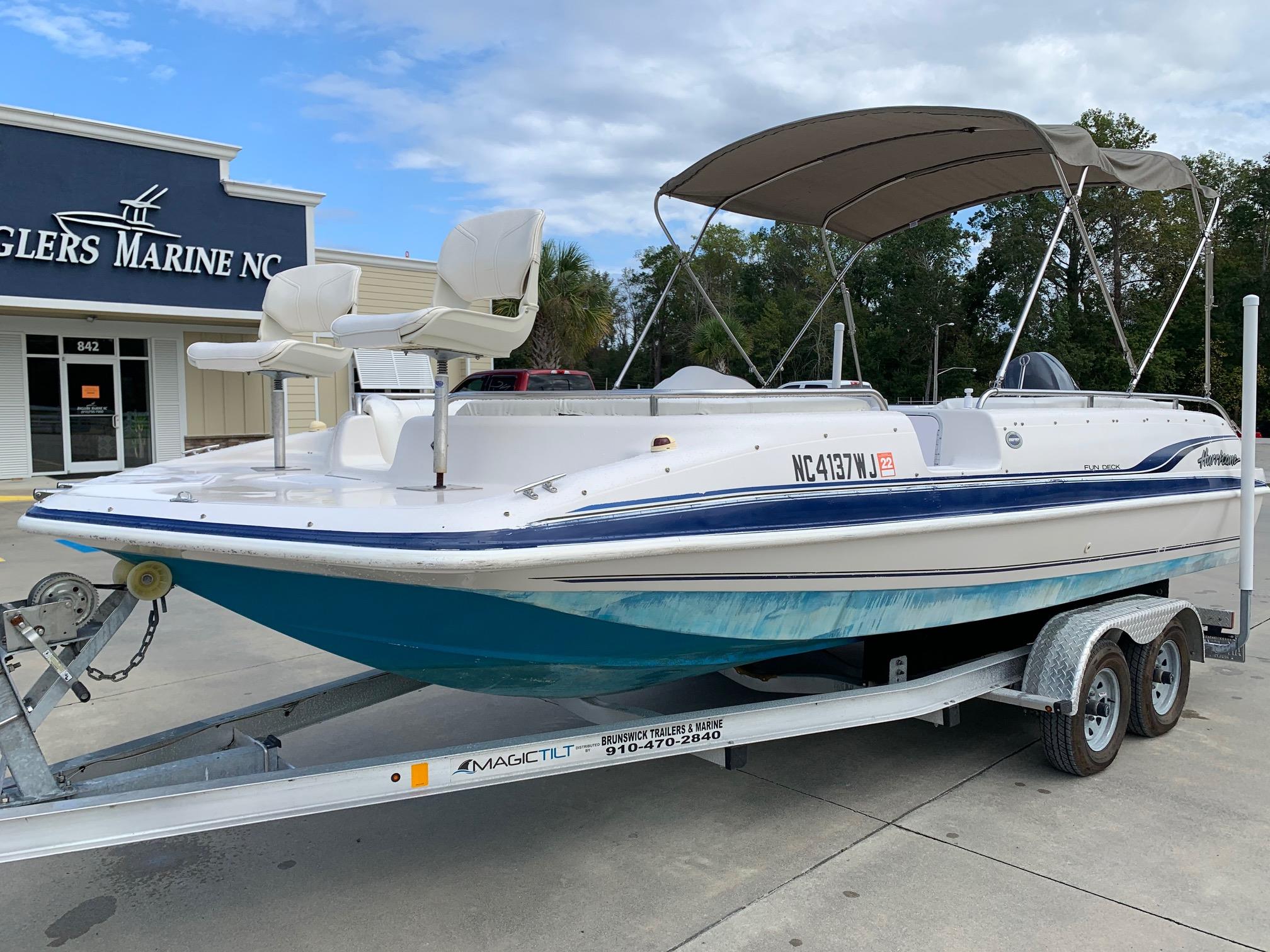 1998 Hurricane Fun Deck 201 OB For Sale In NC - Angler's Marine - 910 ...