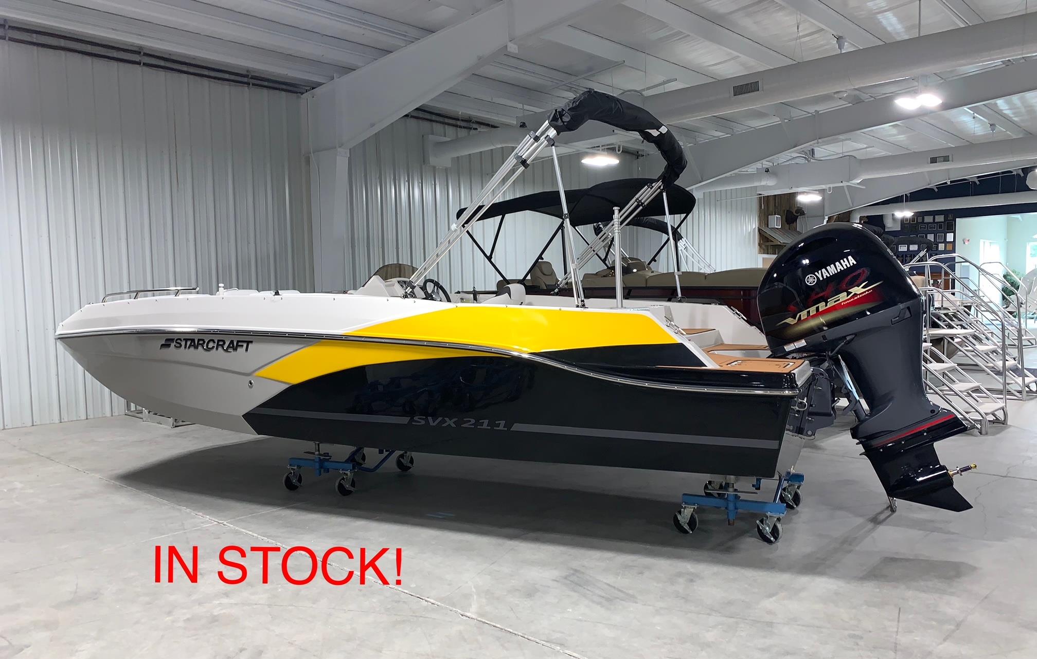 2023 Starcraft SVX 211 Yellow/Quicksilver/Black For Sale In NC - Angler ...