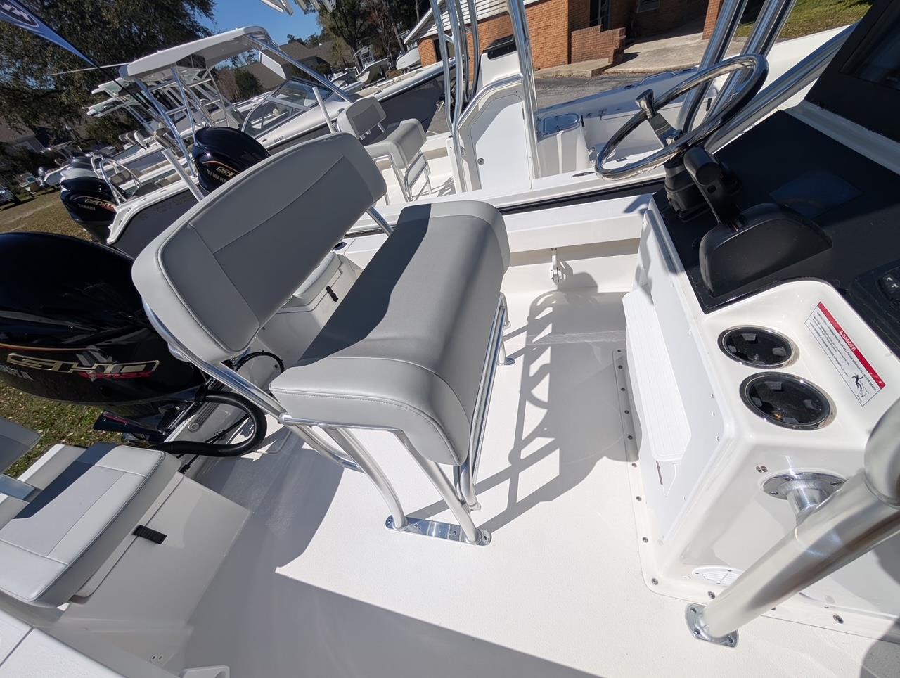 New 2025 Bay Rider 219 Bay Telesto Gray Boat for Sale | Anglers Marine