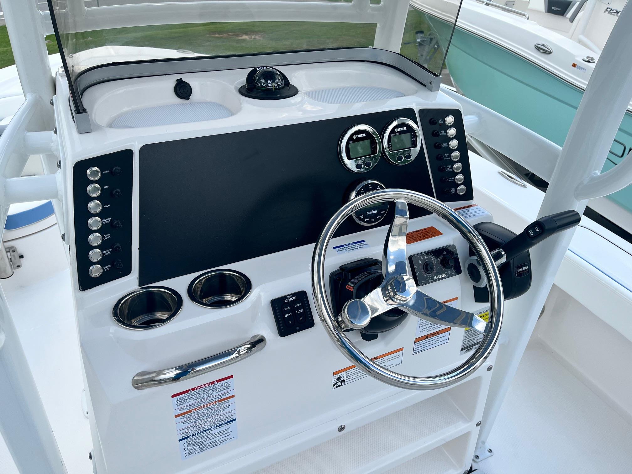 New 2025 Robalo 226 Cayman Steel Blue/White Boat for Sale | Anglers Marine