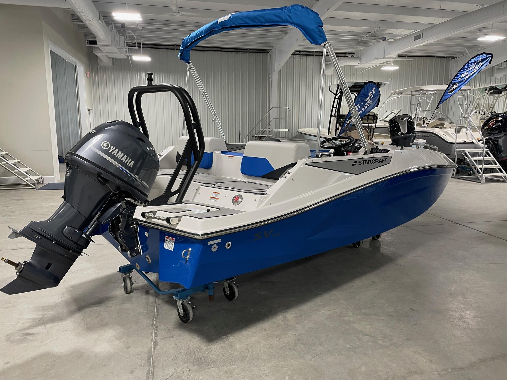 New 2025 Starcraft SV 16 Elec Blue Boat for Sale | Anglers Marine