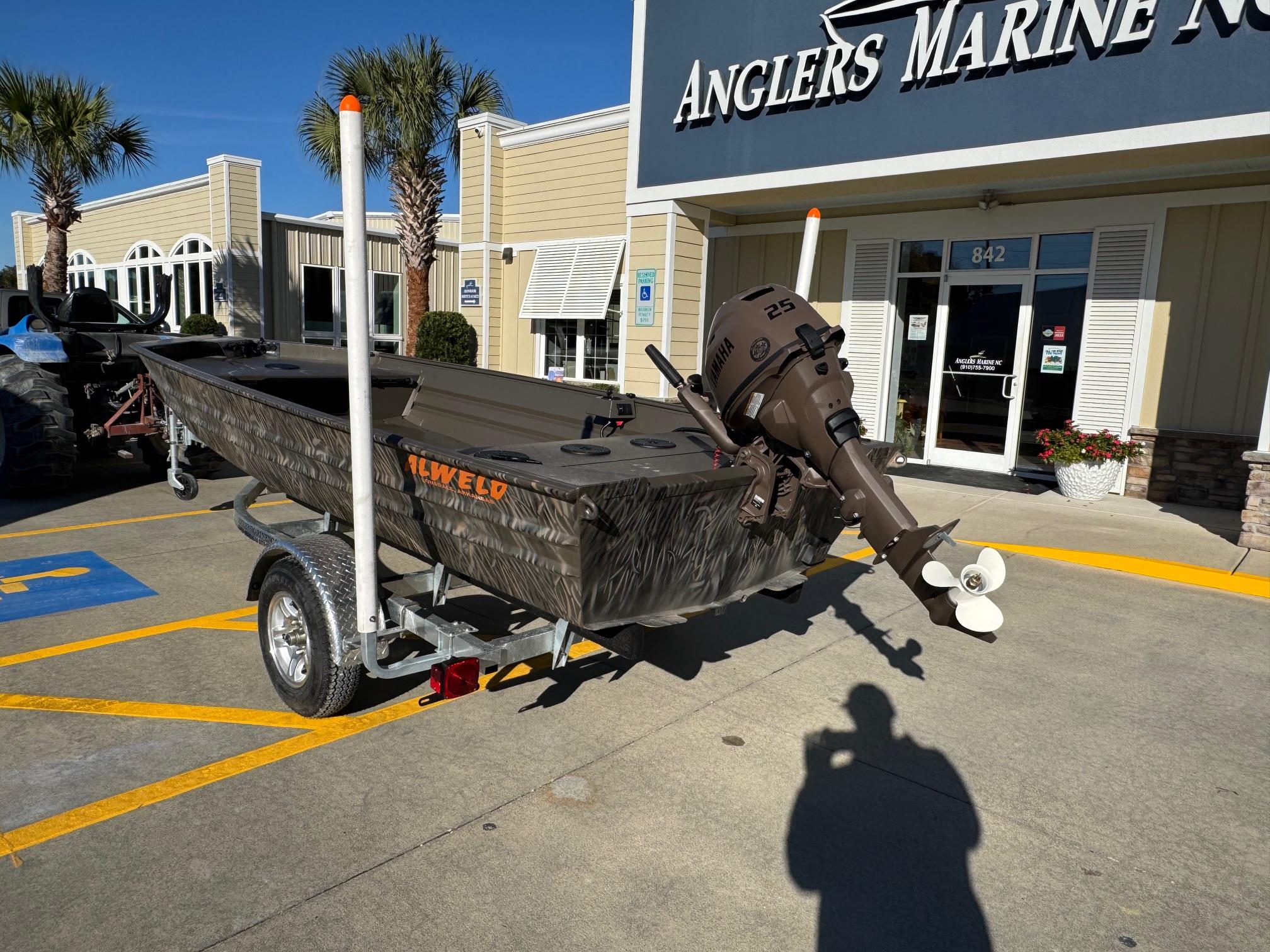 New 2026 Alweld 1652VV Marsh Tiller Boat for Sale | Anglers Marine