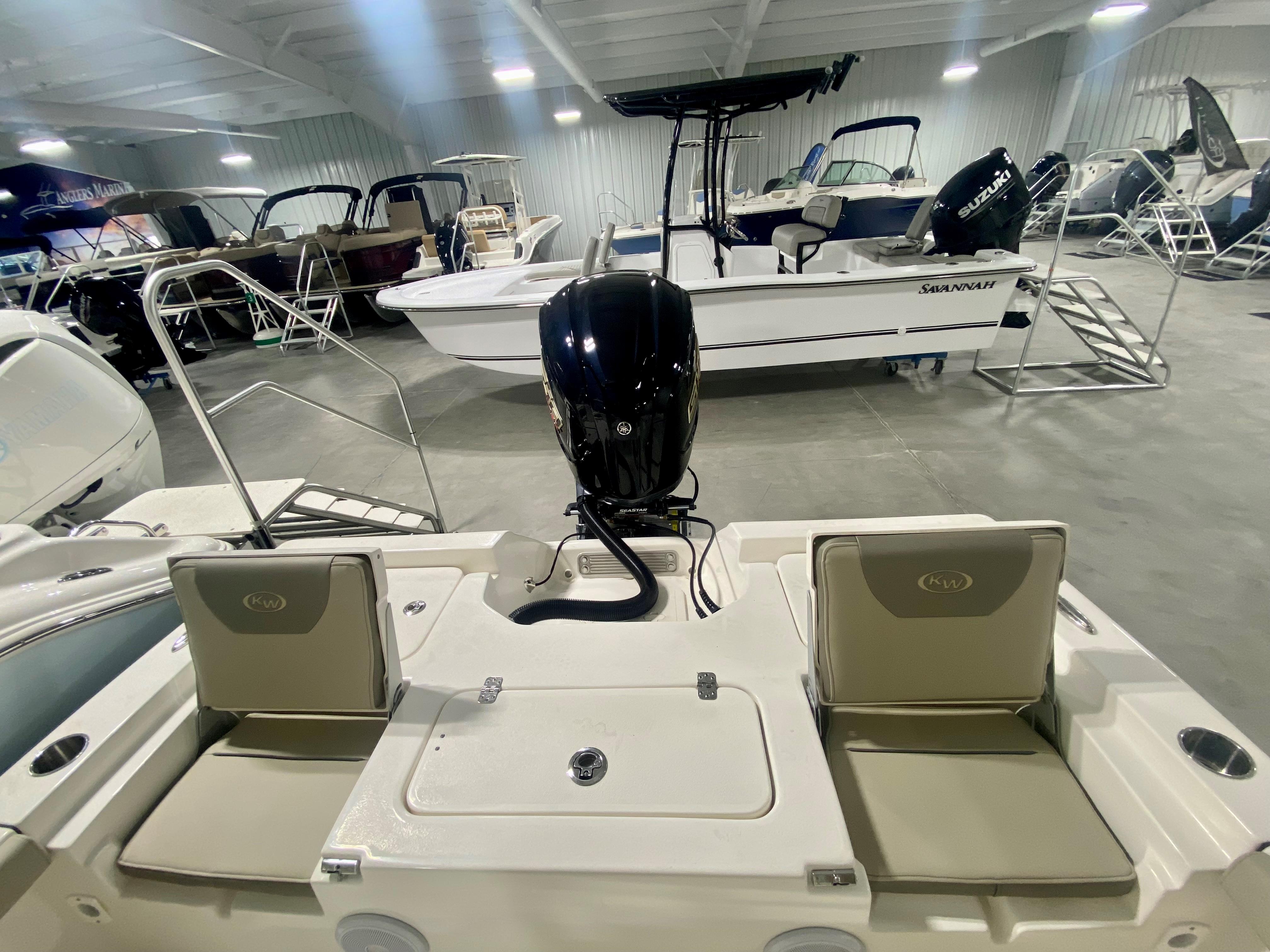 New 2024 Key West 230 Bay Reef Solid Black Boat for Sale | Anglers Marine