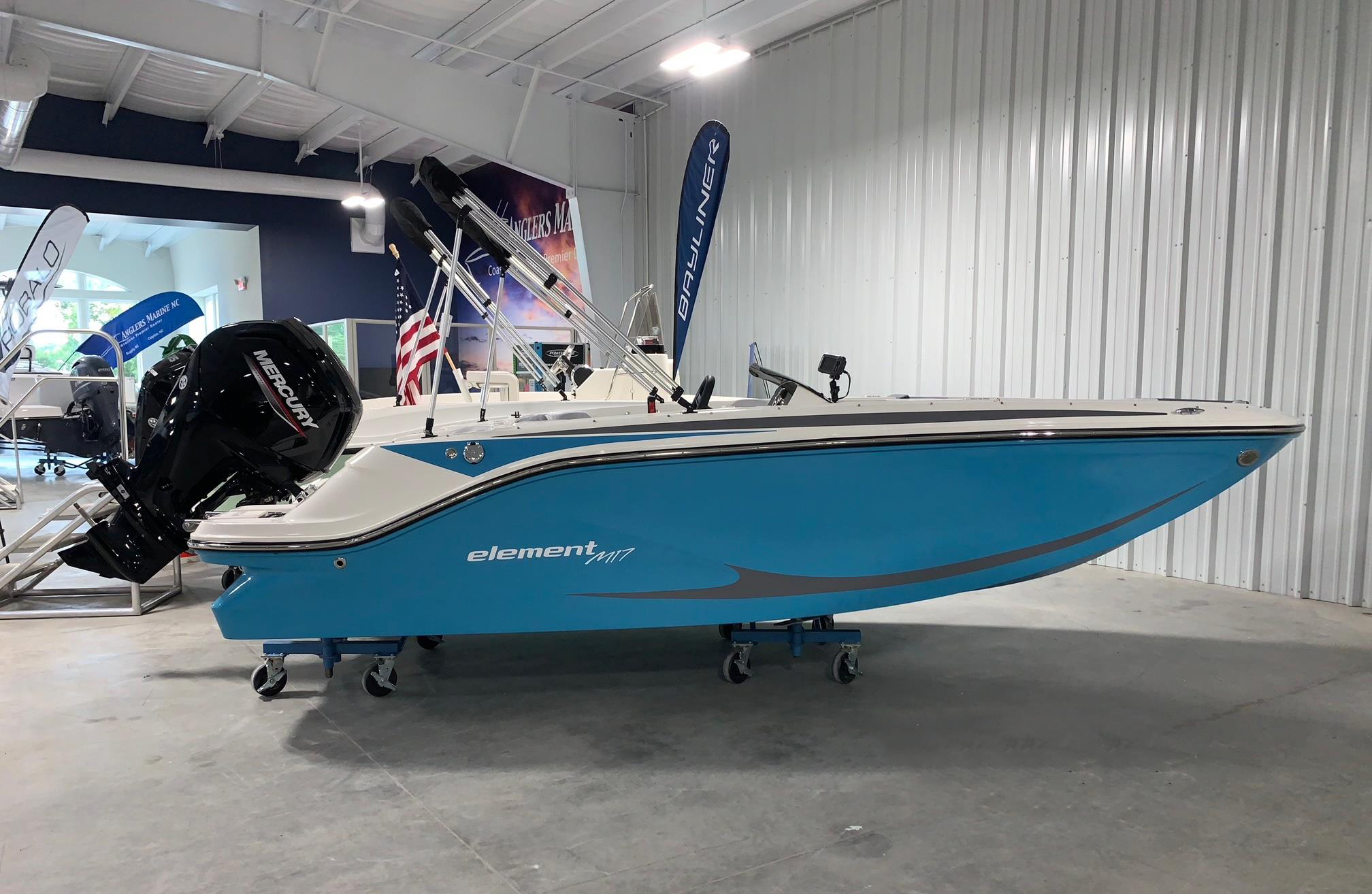 New 2024 Bayliner Element M17 Impulse Blue Boat for Sale | Anglers Marine